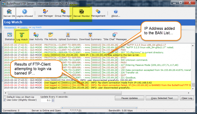 BPFTP Server – BulletProof FTP Server